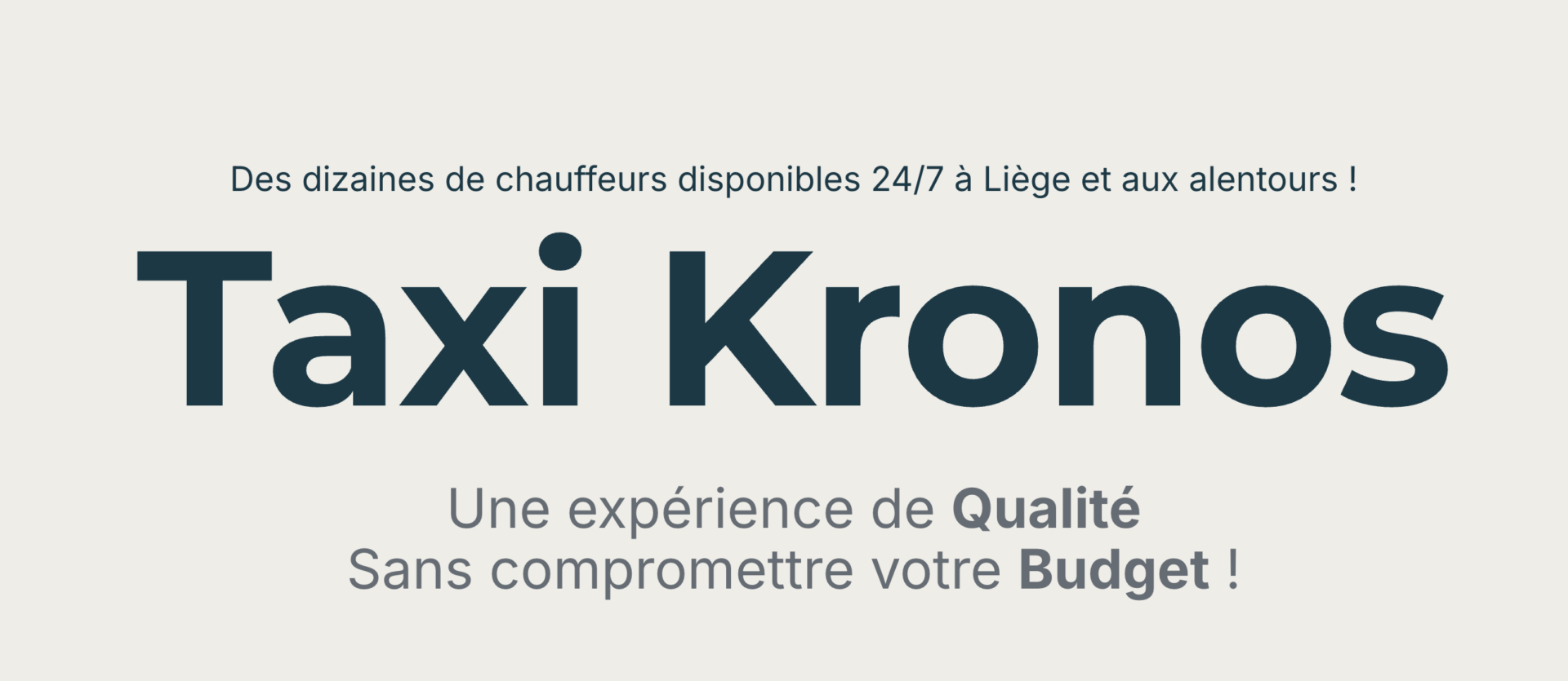 Taxi Liège - Taxi Kronos